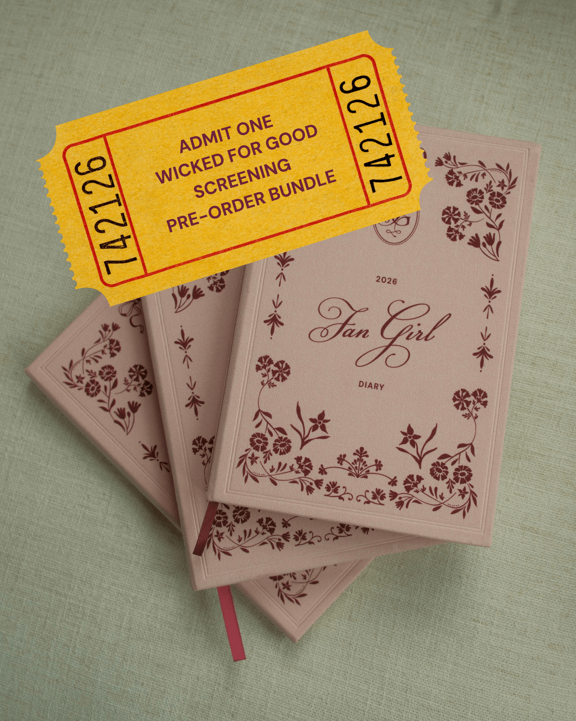 Wicked Screening Journal Bundle | Fangirl Diary | Wicked Screening ...